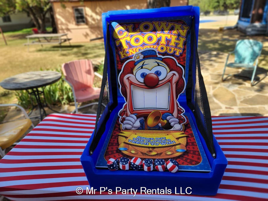 Clown Tooth Knockout Game - Bounce House Rental in Lipan, Fort Worth ...