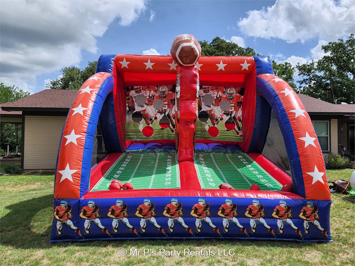 First Down Football Throw Game - Bounce House Rental in Lipan, Fort ...