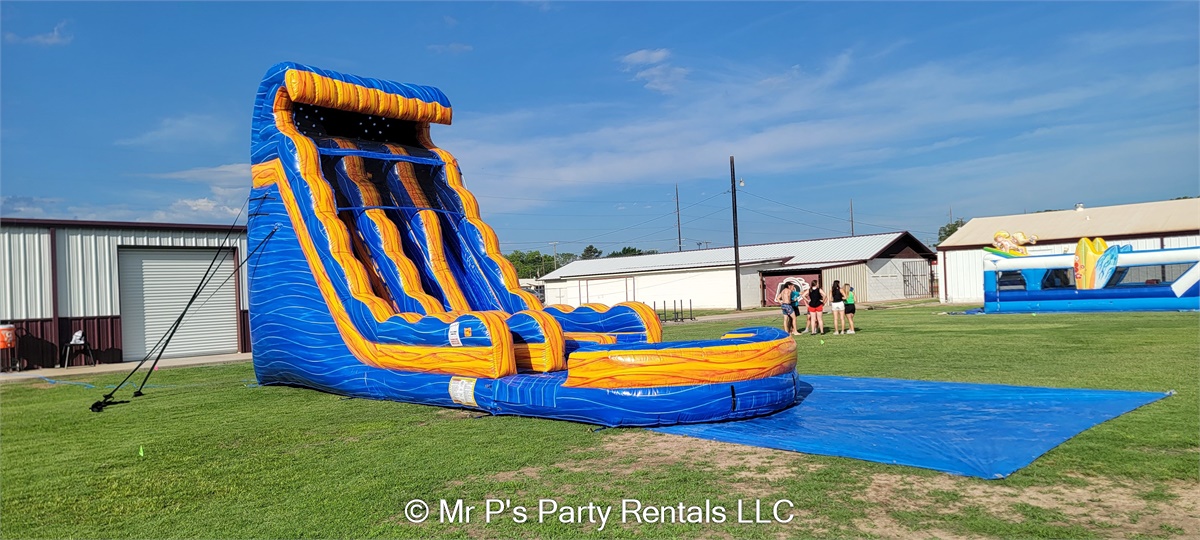 Melting Ice Wet/Dry Slide - 22' Dual Lane - Bounce House Rental in ...