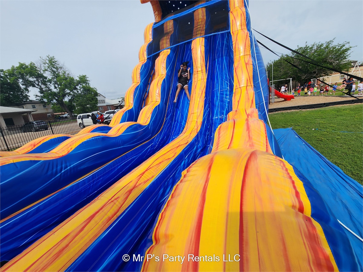 Melting Ice with Slip and Slide - 22' Dual Lane - Bounce House Rental ...