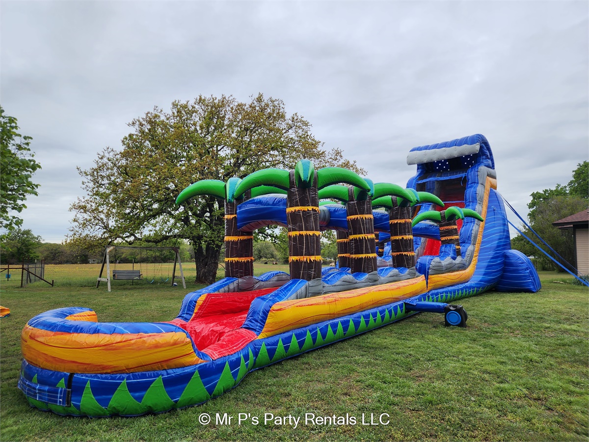 Tropical Fireblast Tsunami Wet/Dry Slide | Fort Worth & Arlington