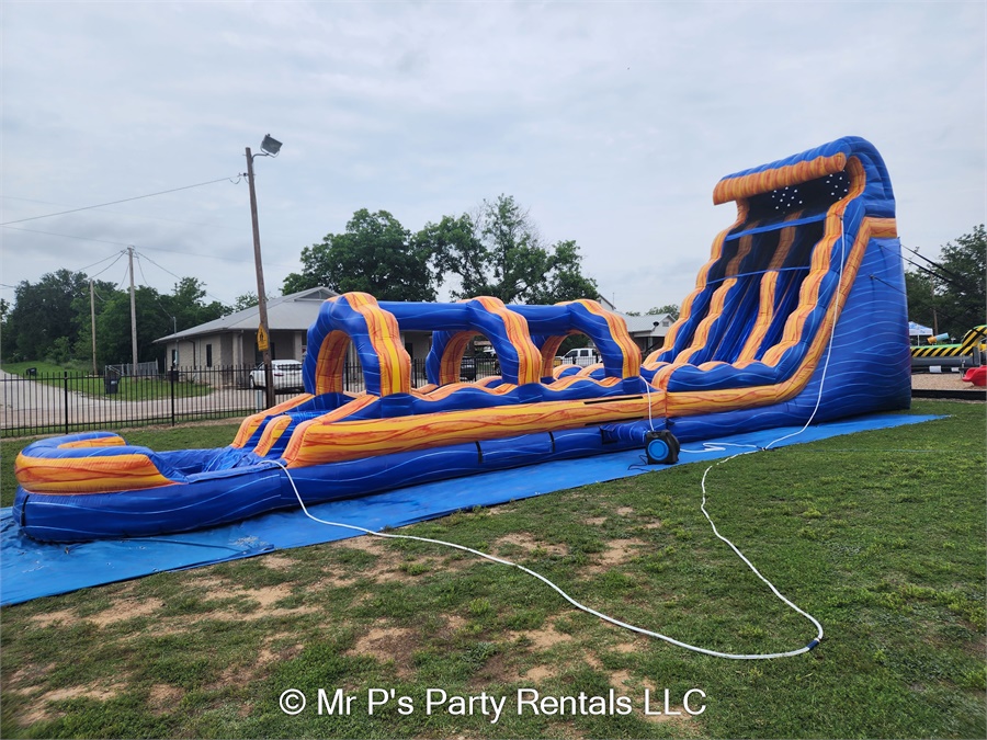 Melting Ice with Slip and Slide - 22' Dual Lane - Bounce House Rental ...